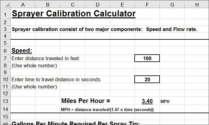 Calibrating a Sprayer: 4 of The Best Apps, Calculators and Worksheets